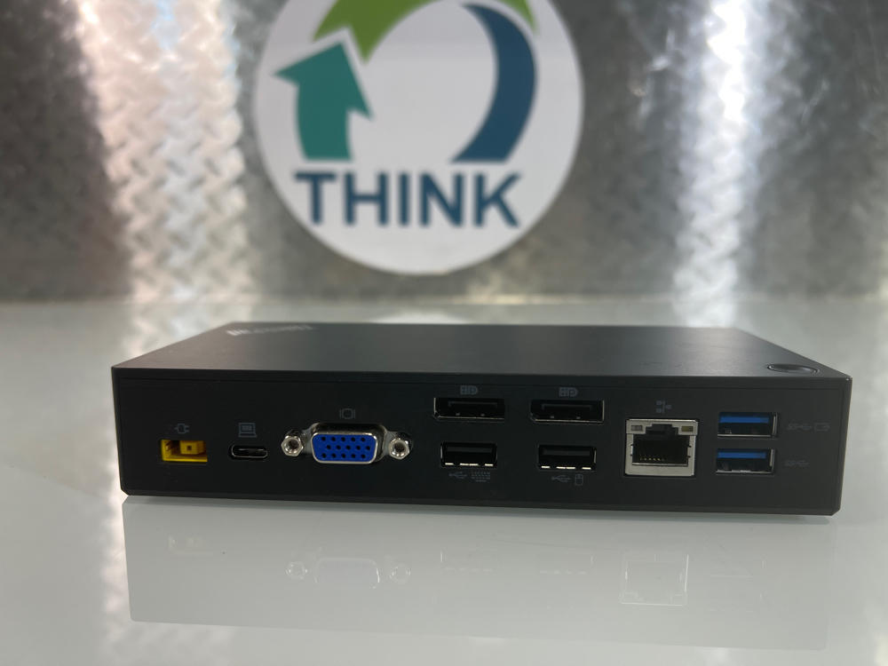 Lenovo Thinkpad USB-C Dock USB 3.0 4K Plug and Display DK1633 03X7194 ...