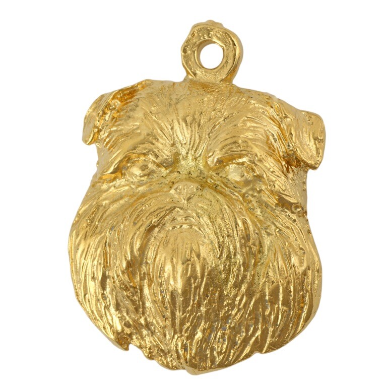 Brussels Griffon, Griffon Bruxellois - Gold-Plated Keychain With Dog | eBay