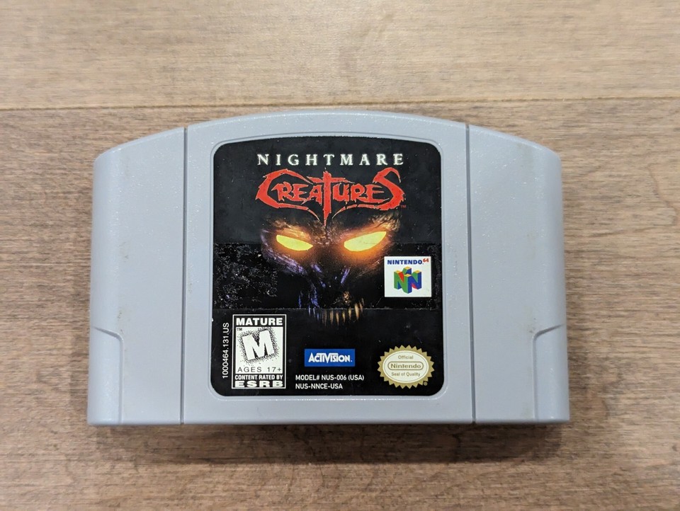 Nightmare Creatures Nintendo 64 N64, CIB Complete In Box w/ Manual ...