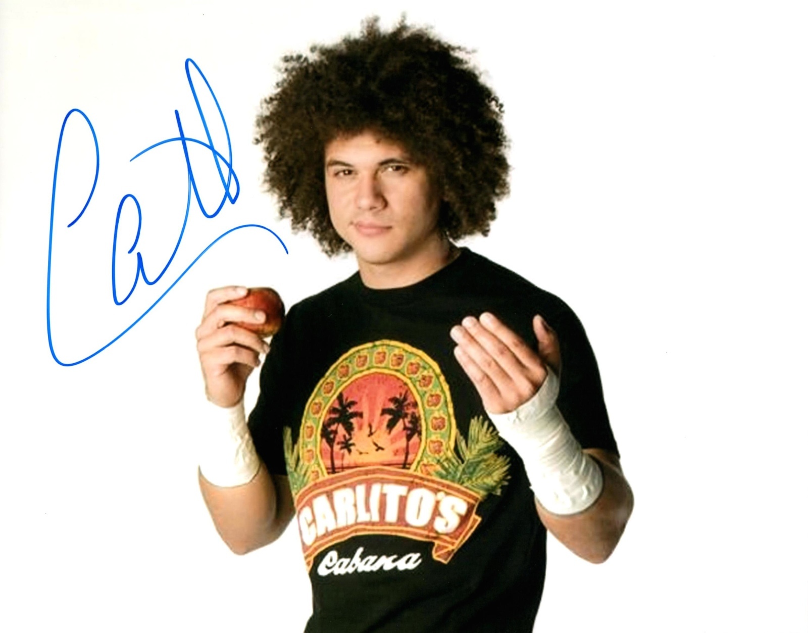Carlito Colon 8x10 Signed WWE Wrestling Promo Photo Wrestler Autograph ...