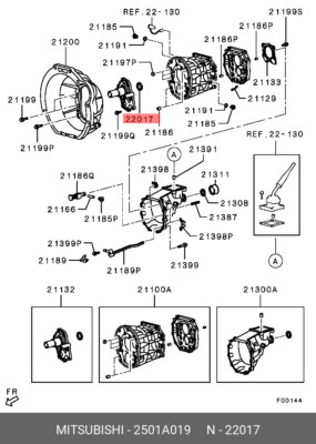 Genuine OE Seal Ring 2501A019 For Mitsubishi 2501-A019 | eBay.de