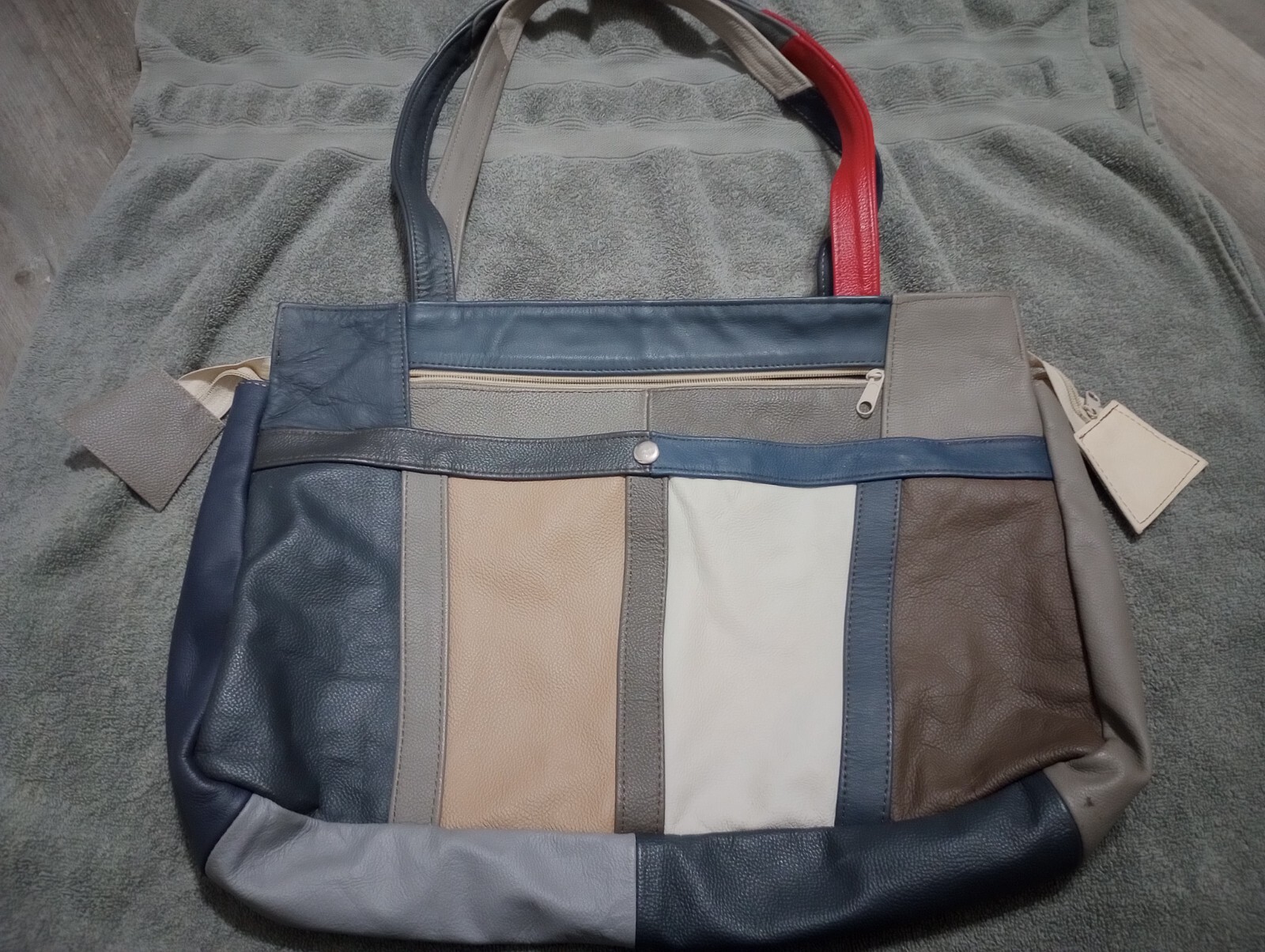 12" x 17" Genuine Leather Made In Mexico Patchwork M… - Gem