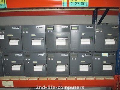 SATO CL408E Direct Thermal Transfer Label Printer PARALLEL REWINDER ...