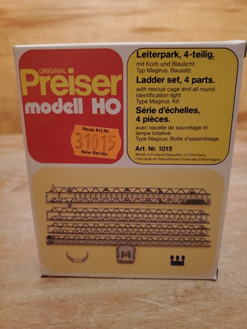 Preiser HO Scale 1015 Ladder Set for sale online | eBay