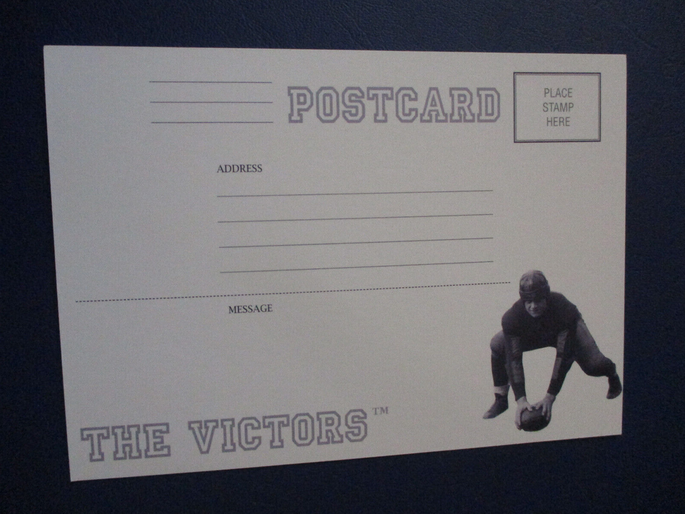 1929 Albion College v Michigan Football Program Postcard Official ...