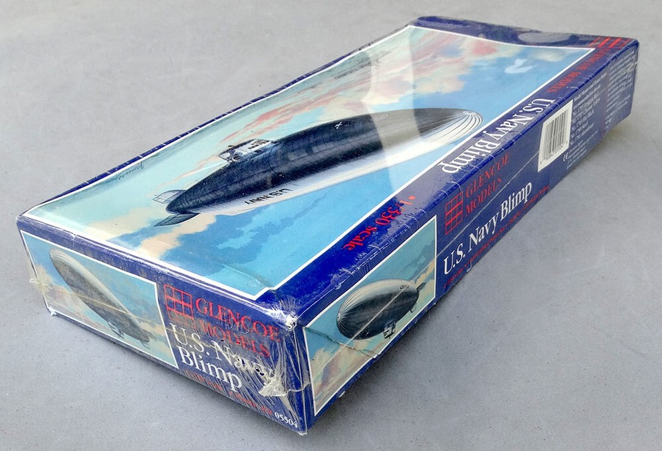 U.S. Navy Blimp 1/330 Scale Model Glencoe Models Factory-Sealed Plastic ...