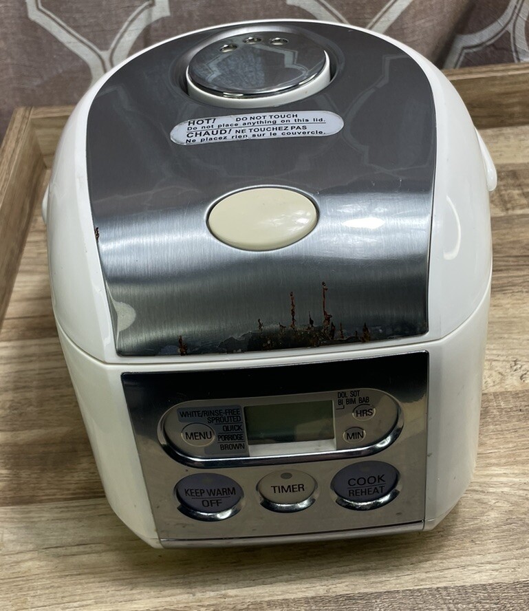 Sanyo Electronic Rice Porridge Cooker Warmer 3.5 Cup ECJ-E35S tested ...