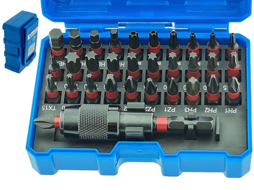 Bit Set 32-tlg Profi Bit Bitsortiment box Bithalter Bit Satz 32-tlg ...