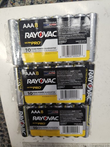 RAYOVAC ULTRA PRO AAA ALKALINE BATTERIES 24 Total 12800000456 | eBay