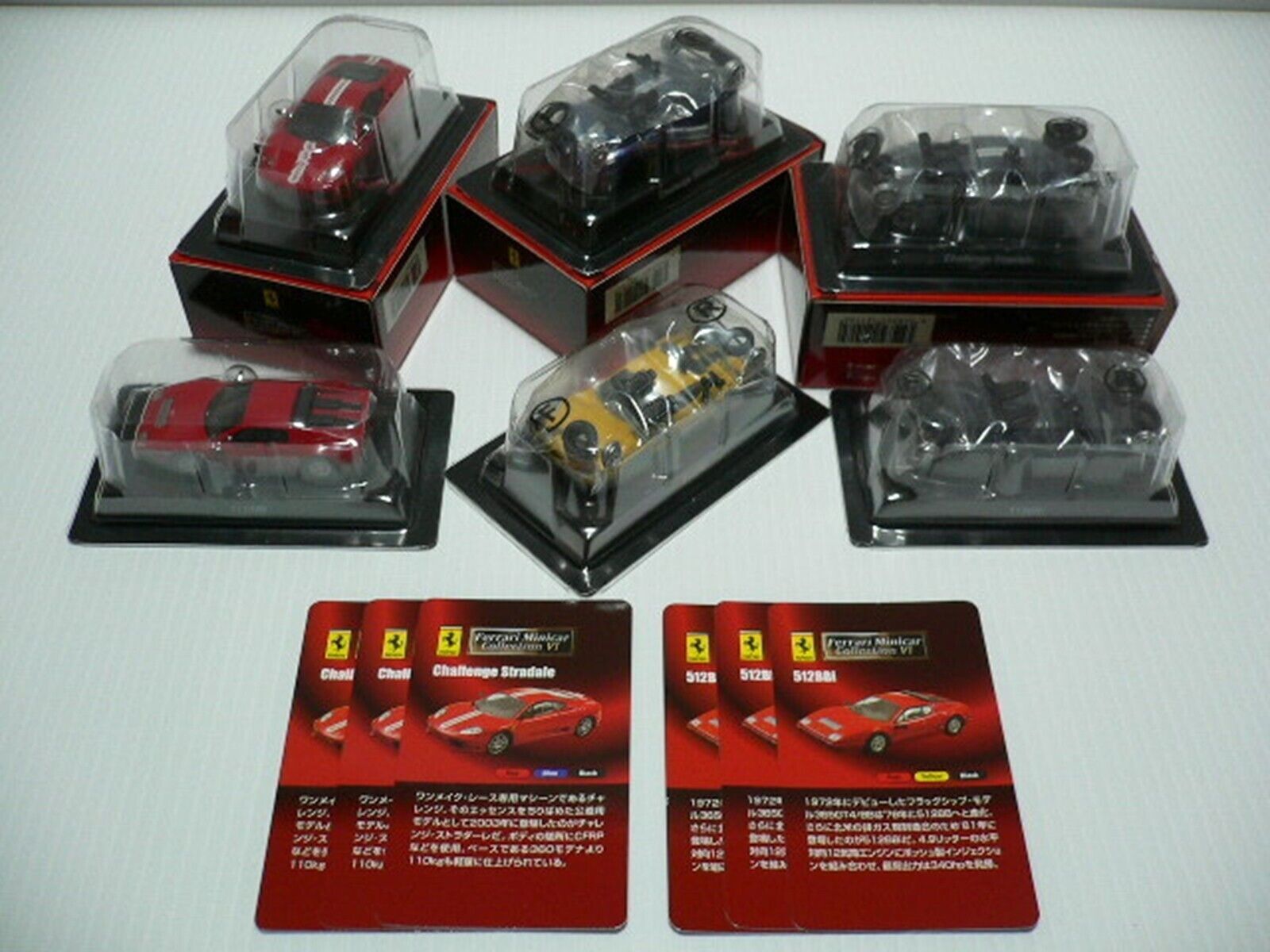 Kyosho 1/64 Ferrari Mini Car Collection 6 Total 30 Units | eBay