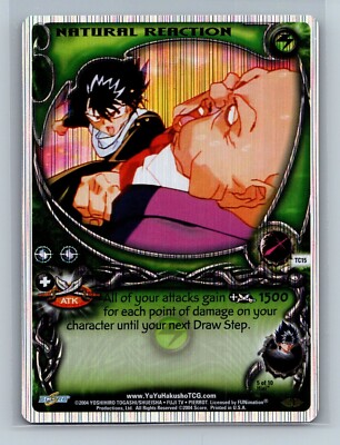 Yu Yu Hakusho TCG - Natural Reaction - Lined FOIL 1ST ED - Gateway ...