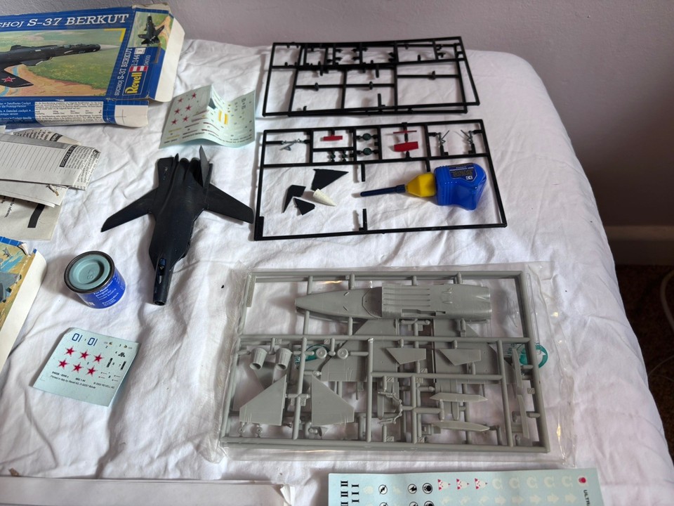Revell Model Kits Bundle -Stickers Glue + Paint - In Various Conditions ...