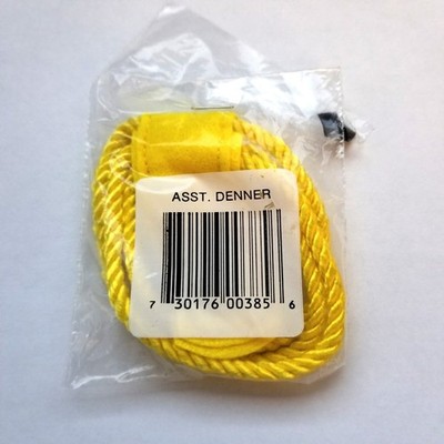BSA Cub Scout Assistant Denner Shoulder Cord Yellow Leadership Uniform ...