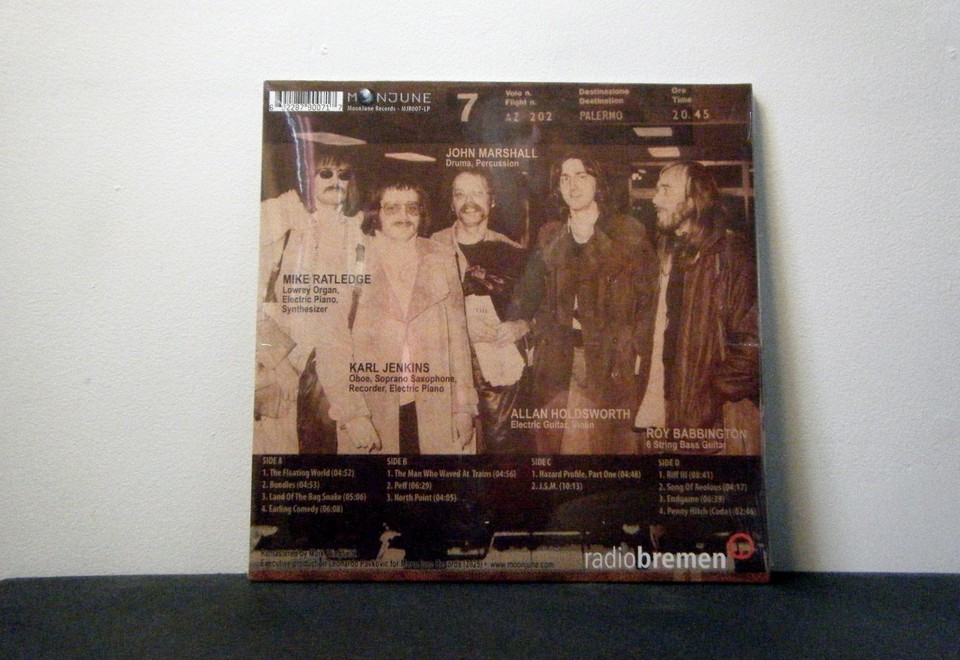 SOFT MACHINE Dbl LP Floating World Live 1975 MoonJune Clear vinyl ...