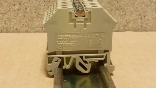 * LOT of 7 * Contra Clip Terminal Blocks RK 2.5 - 4 40A 600V 22-10 AWG ...