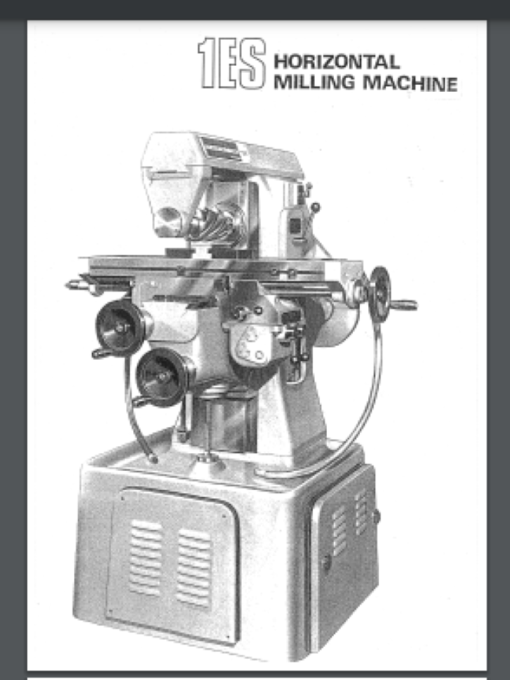 Bridgeport Adcock Shipley 1ES Horizontal Milling Owner Manual 66 pages ...