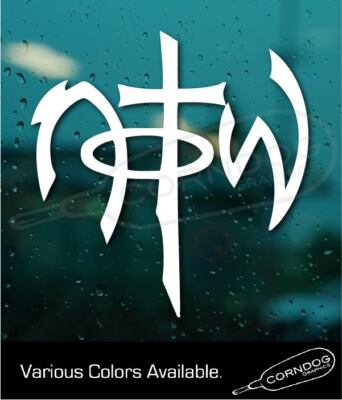 NOTW VINYL STICKER DECAL NOT OF THIS WORLD LORD GOD RELIGION FAITH | eBay