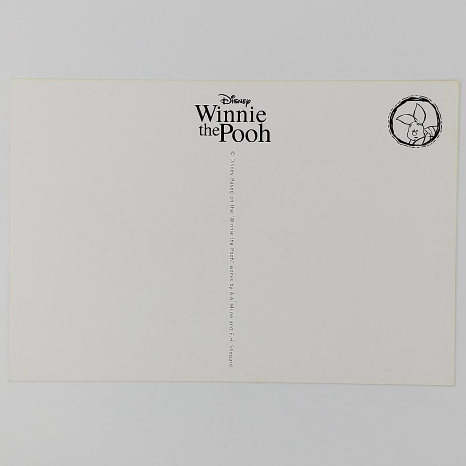 Winnie the Pooh Postcard Piglet Disney South Korea Exclusive Sunshine ...