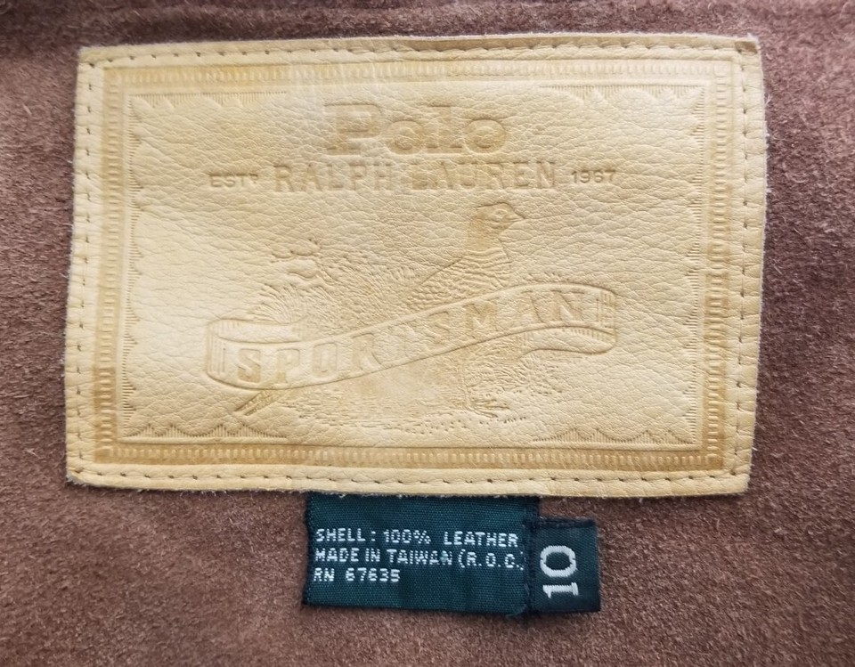 Rare Vintage 90's Polo Ralph Lauren Sportsman Hunting Brown Suede Women ...