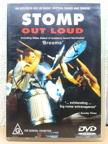 STOMP OUT LOUD DVD 1997 + BROOMS Michael Bove - MUSIC & RHYTHM | eBay