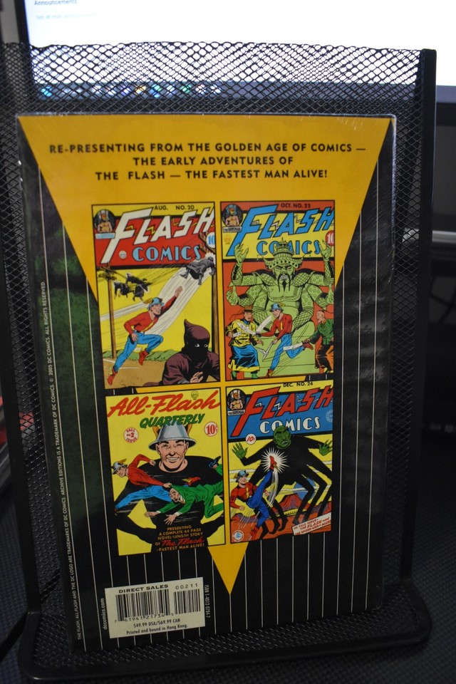 The Golden Age Flash Archives Volume 2 DC Deluxe Hardcover NEW SEALED ...