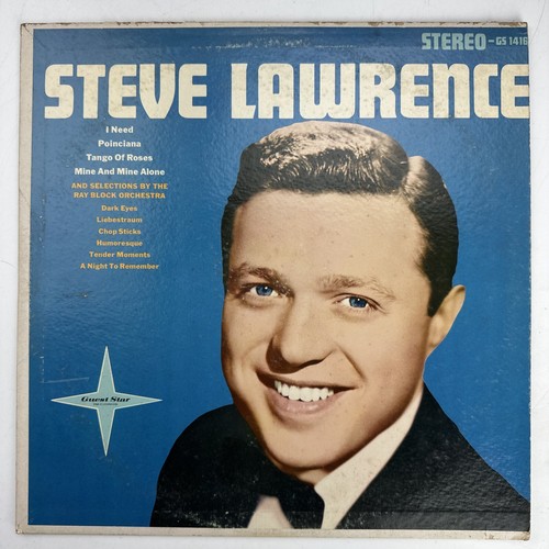 Steve Lawrence Self Titled LP Record Album Vinyl | eBay