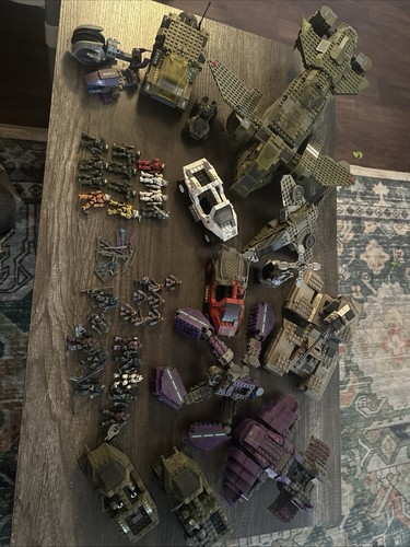 Huge Halo Mega Bloks Lot With 30+ Minifigs And 10 Vehicles | eBay