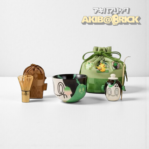 Pokemon Center Cafe Poltchageist & Sinistcha Set of 6 Matcha Tea Bowl ...