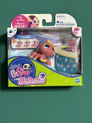 NIB Littlest Pet Shop Walkables "Pink Spider" #2124 New Factory Sealed ...
