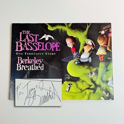 The Last Basselope SIGNED Hardcover Book By Berkeley Breathed First ...
