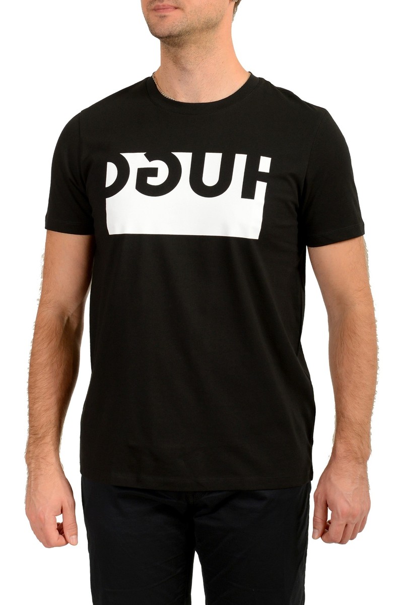 Black and white hugo boss t shirt store
