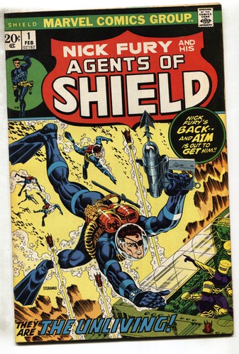 Shield Comics #1 1973- Steranko cover- Marvel Bronze Age FN | eBay