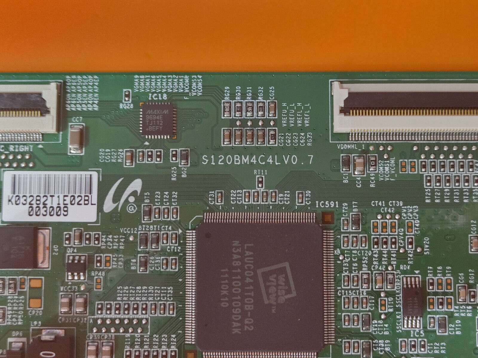 Toshiba 46G310U Philips 46PFL3705D/F7 T-Con Board LJ94-03282T LJ94 ...