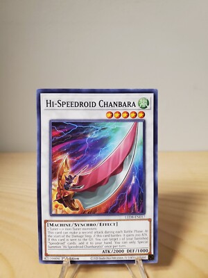Yugioh TCG: Hi-Speedroid Chanbara LED8-EN017 (1st Edition) | eBay