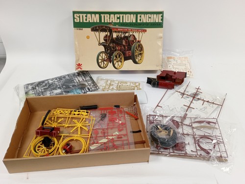 BANDAI 1/16 Scale Steam Traction Engine Model Kit Vintage Unassembled ...