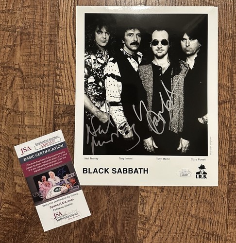 Black Sabbath Signed 8x10 Photo – Tony Martin, Neil Murray Autograph – JSA COA! | eBay