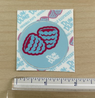 Dum Dums Lollipop Sucker Blue Raspberry Sticker Decal | eBay