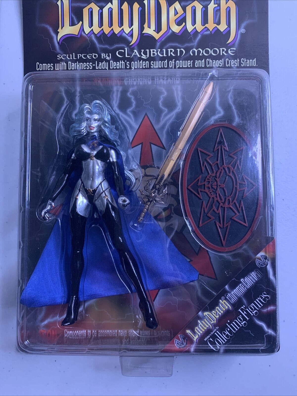 Chaos Brian Pulido 1997 Lady Death Action Figure Clayburn Moore NIB ...