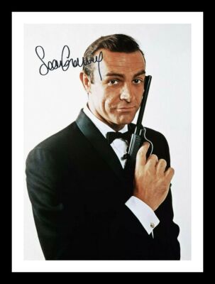 Sean Connery - James Bond Autograph Signed & Framed Photo | eBay UK