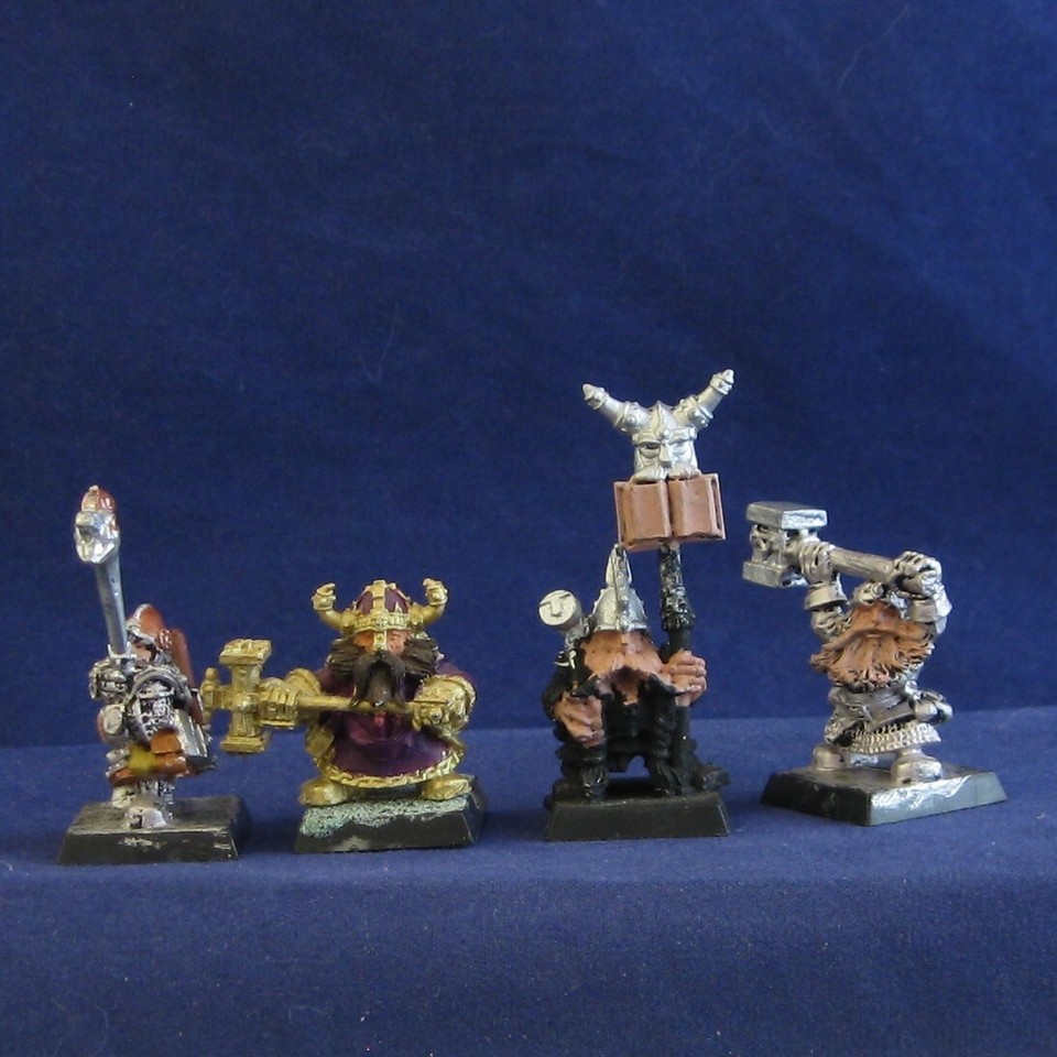 Dwarf Hammerer Lot of 13 Warhammer Fantasy WFB Games Workshop GW Metal ...