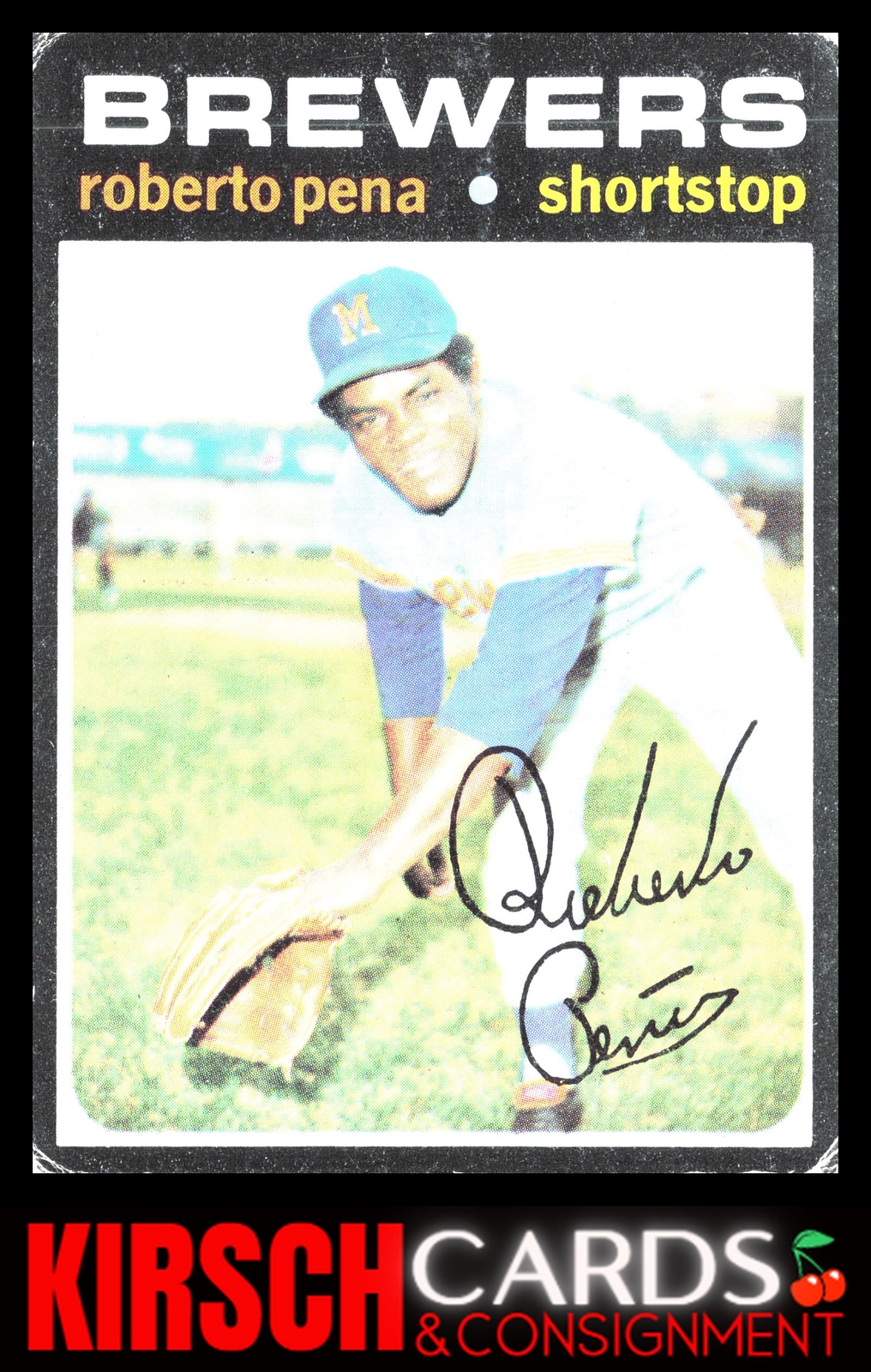 Roberto Pena 1971 Topps #334 Milwaukee Brewers | eBay