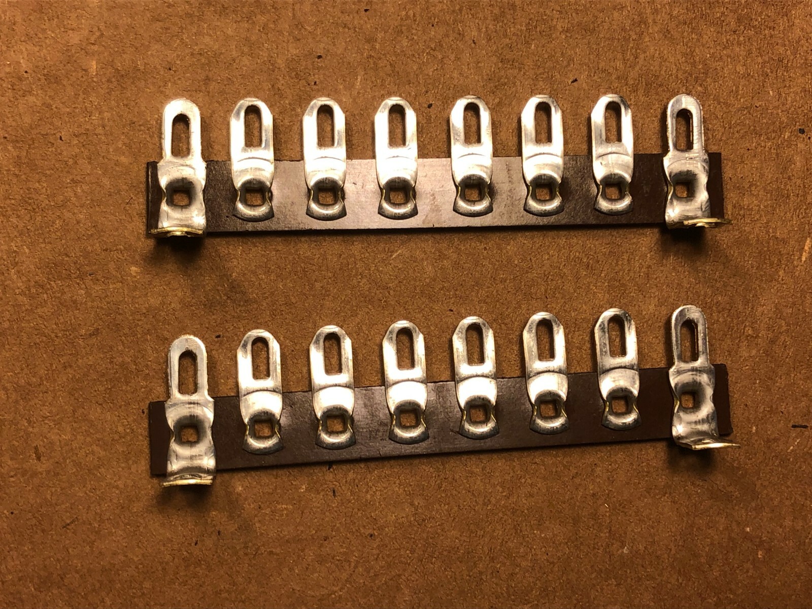 Lot of 2 New 8-Lug Phenolic Terminal Strips with Solder Lugs for Tube ...