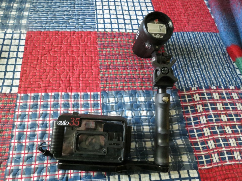 Ikelite Auto 35 Underwater system Housing, Camera With Acessories And ...
