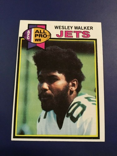1979 Topps # 141 WESLEY WALKER All Pro 2nd Year New York Jets NM Nice ...
