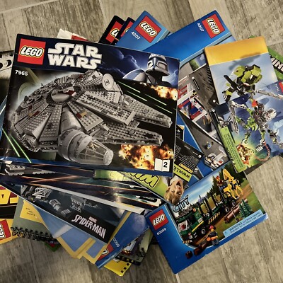 Lego Instruction Manuals - choose the manual(s) you want. Pick one or ...