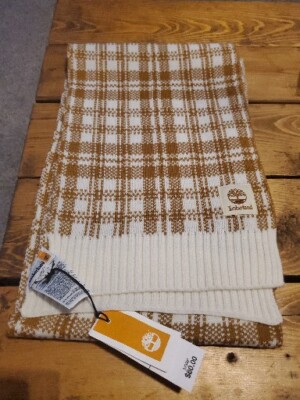 New Timberland Scarf Wheat Plaid One Size | eBay