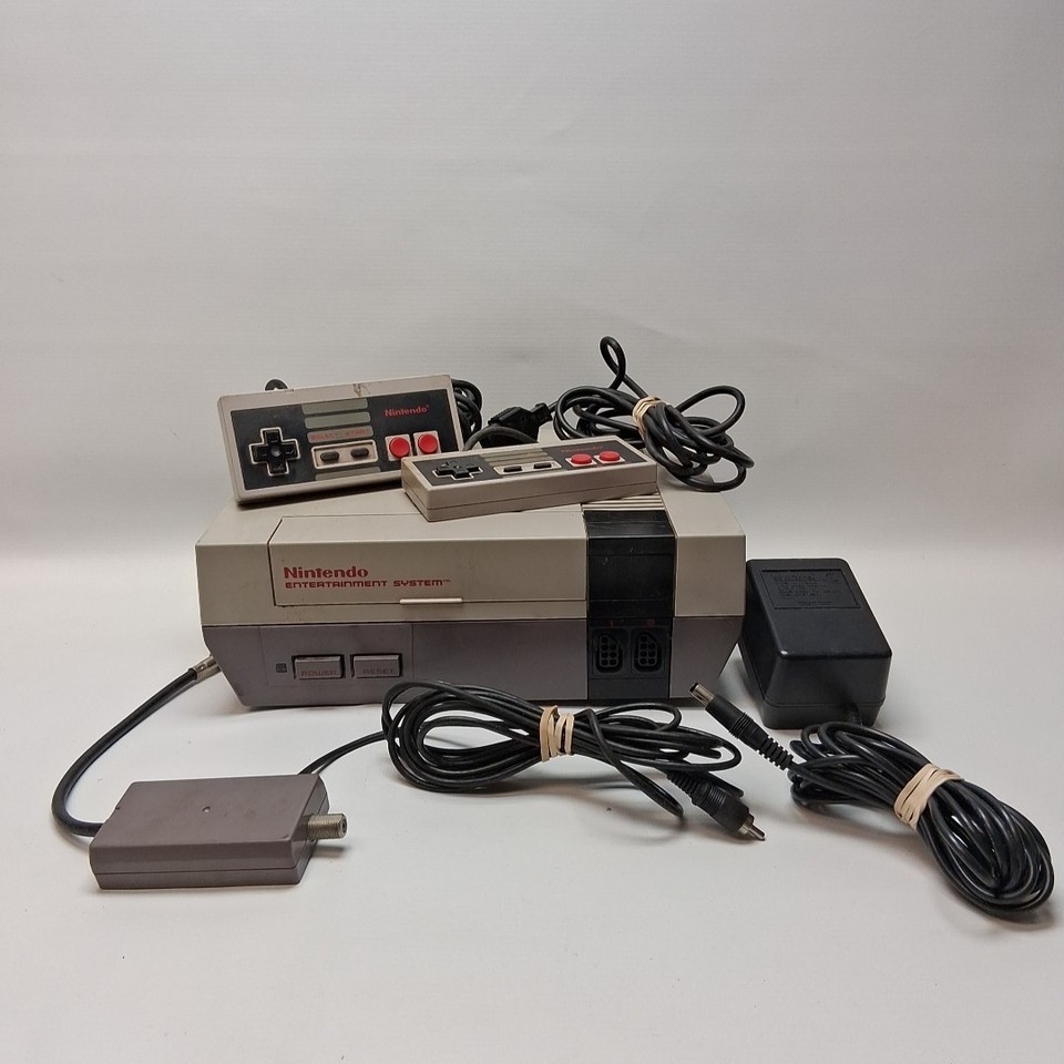 Nintendo Entertainment System NES-001 Console w/2 Controllers&Rf Switch ...