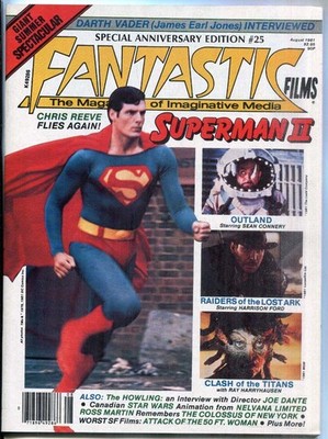 Fantastic Films Magazine #25-August, 1981-Superman II Cover Story | eBay