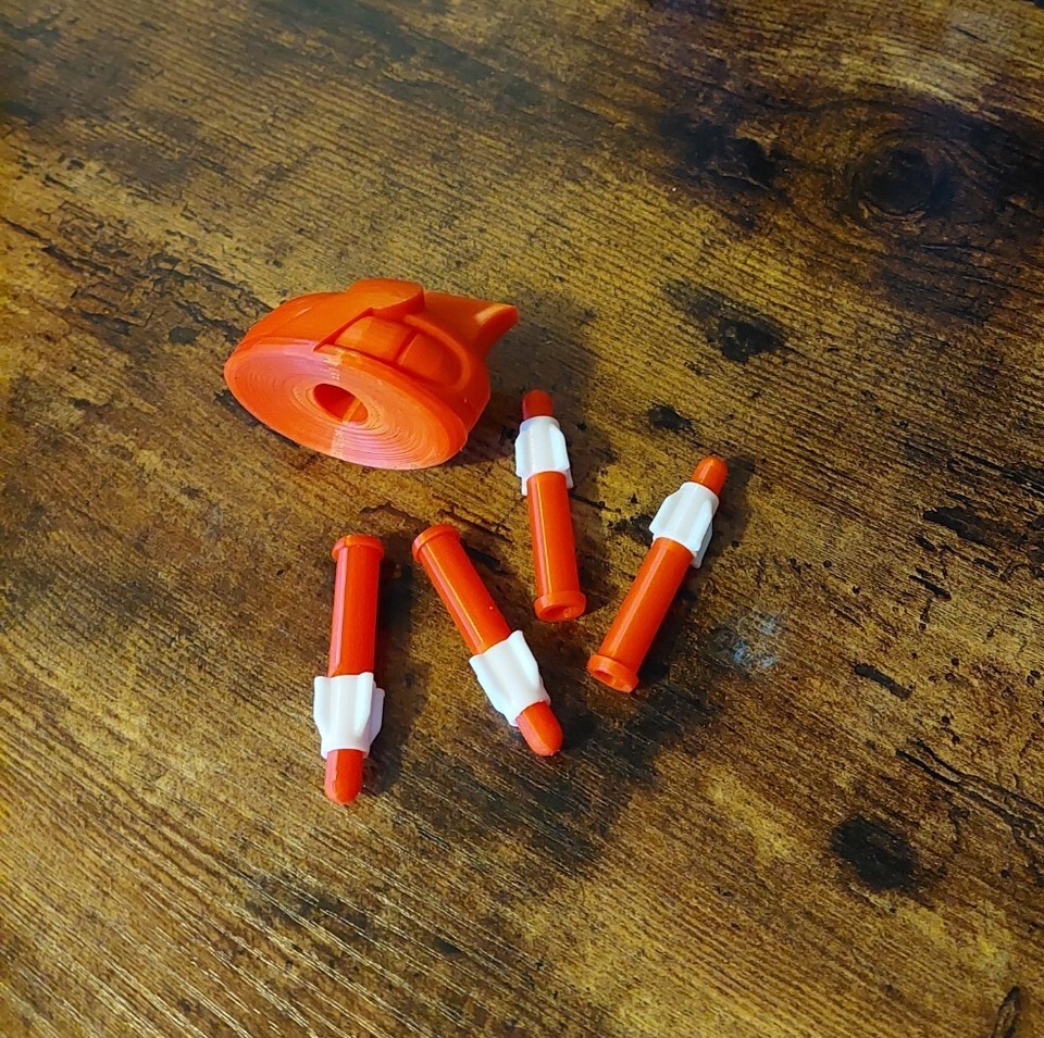 Mazinger Z Jumbo Hover Pilder + (4) Rockets - Repro - 3D Printed | eBay