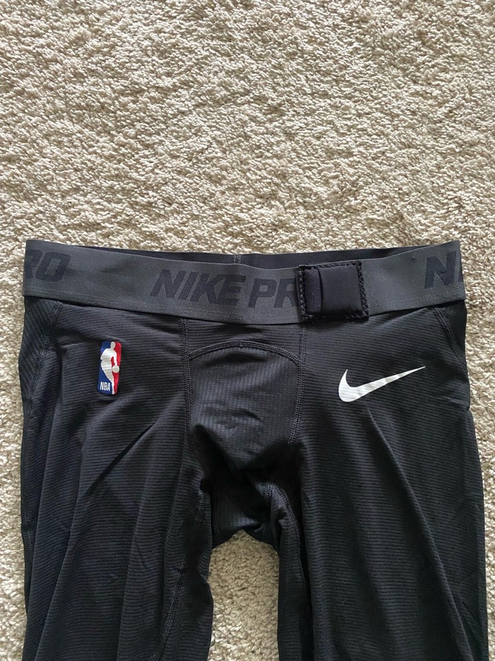 NWT Nike Pro NBA Player Issued Compression Tights Black Men's Size XL ...